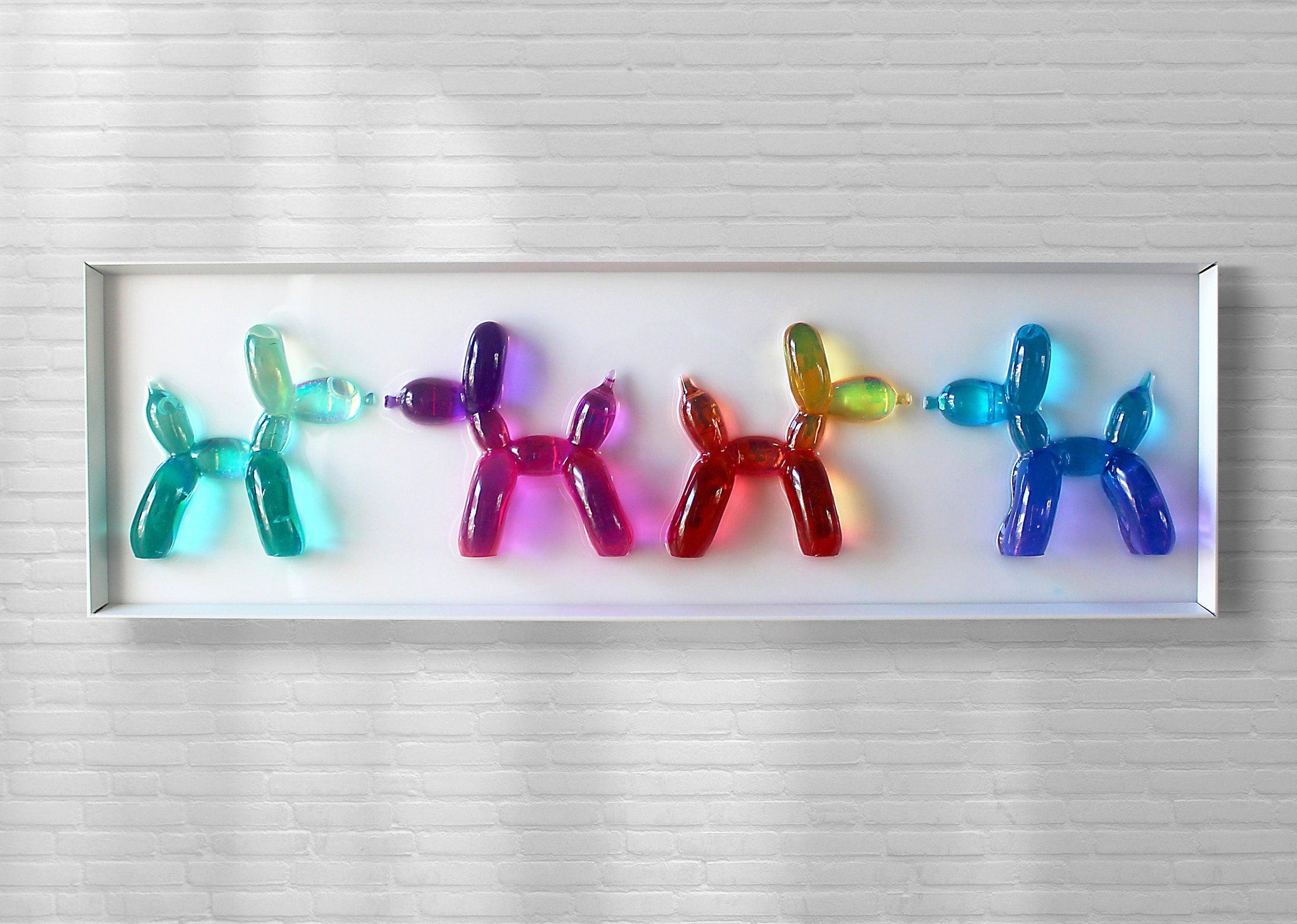 Colorful Balloon Dogs Wall Decor art – Talush Art